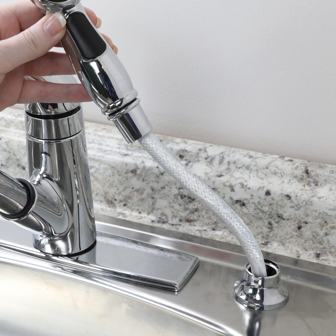 48 in. Economy Clear Side Spray Hose - Danco