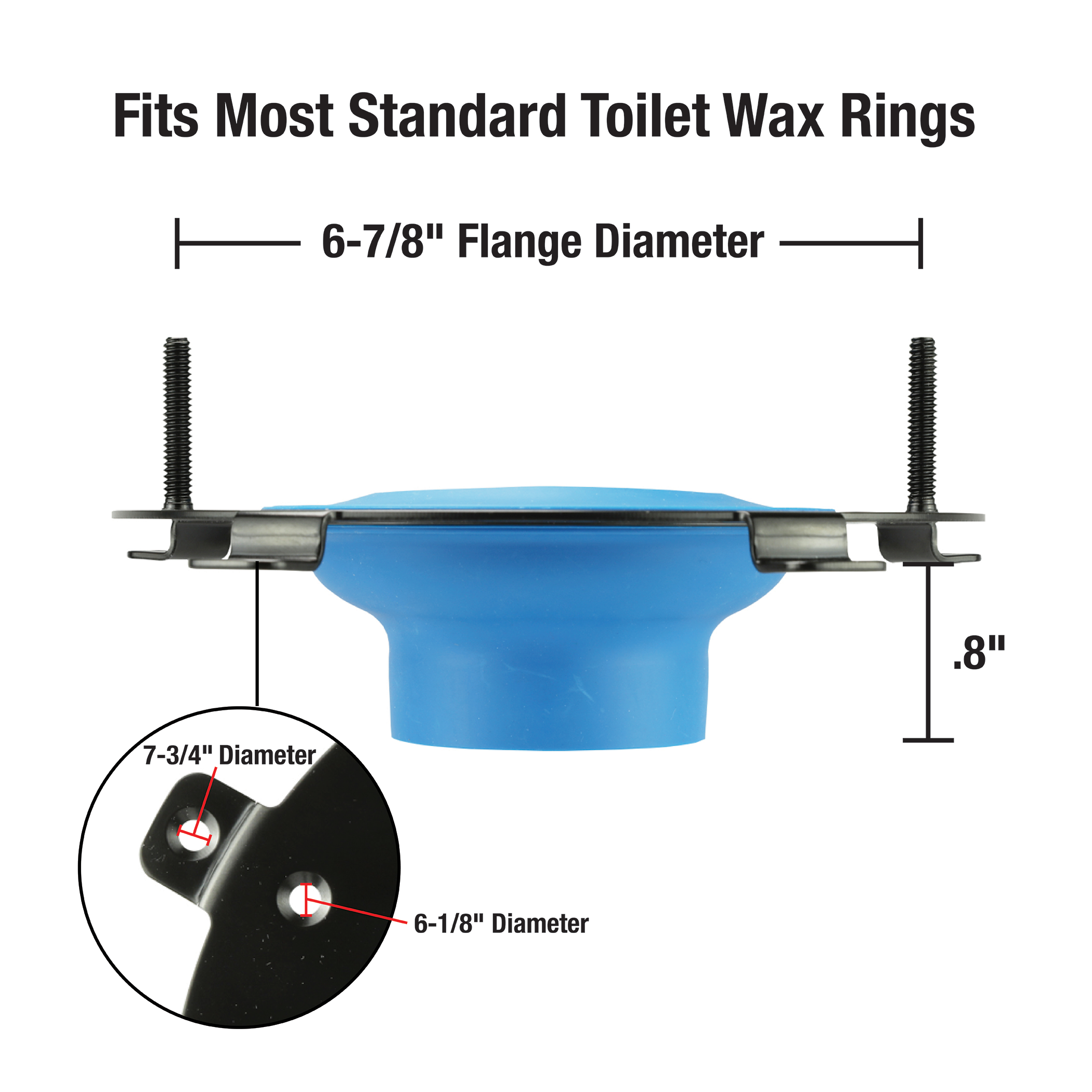 HydroSeat Toilet Flange Repair - Plumbing Parts by Danco