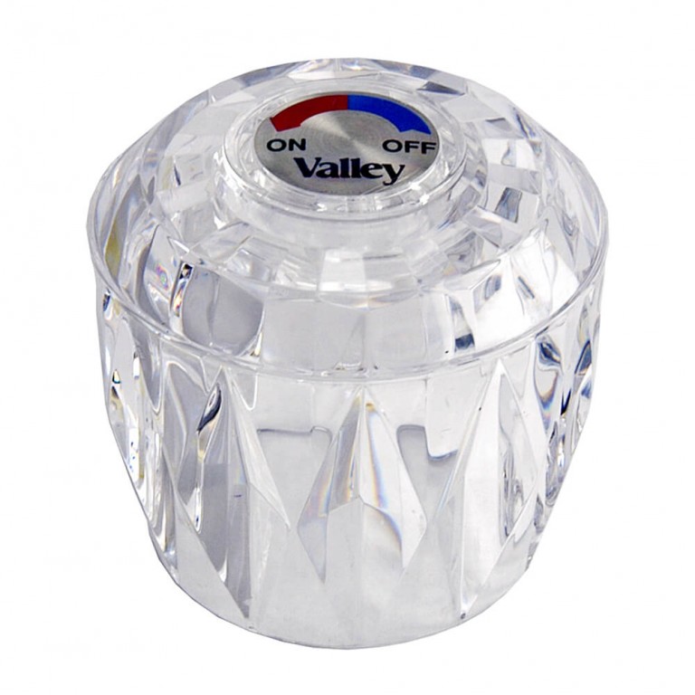 Faucet Handles for Valley in Clear Acrylic - Danco