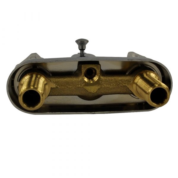 4 in. Mobile Home Tub/Shower Faucet with Knob Handles in Chrome - Danco