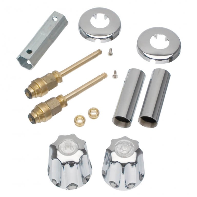 Tub/Shower 2- Handle Remodeling Kit for Gerber in Chrome - Danco