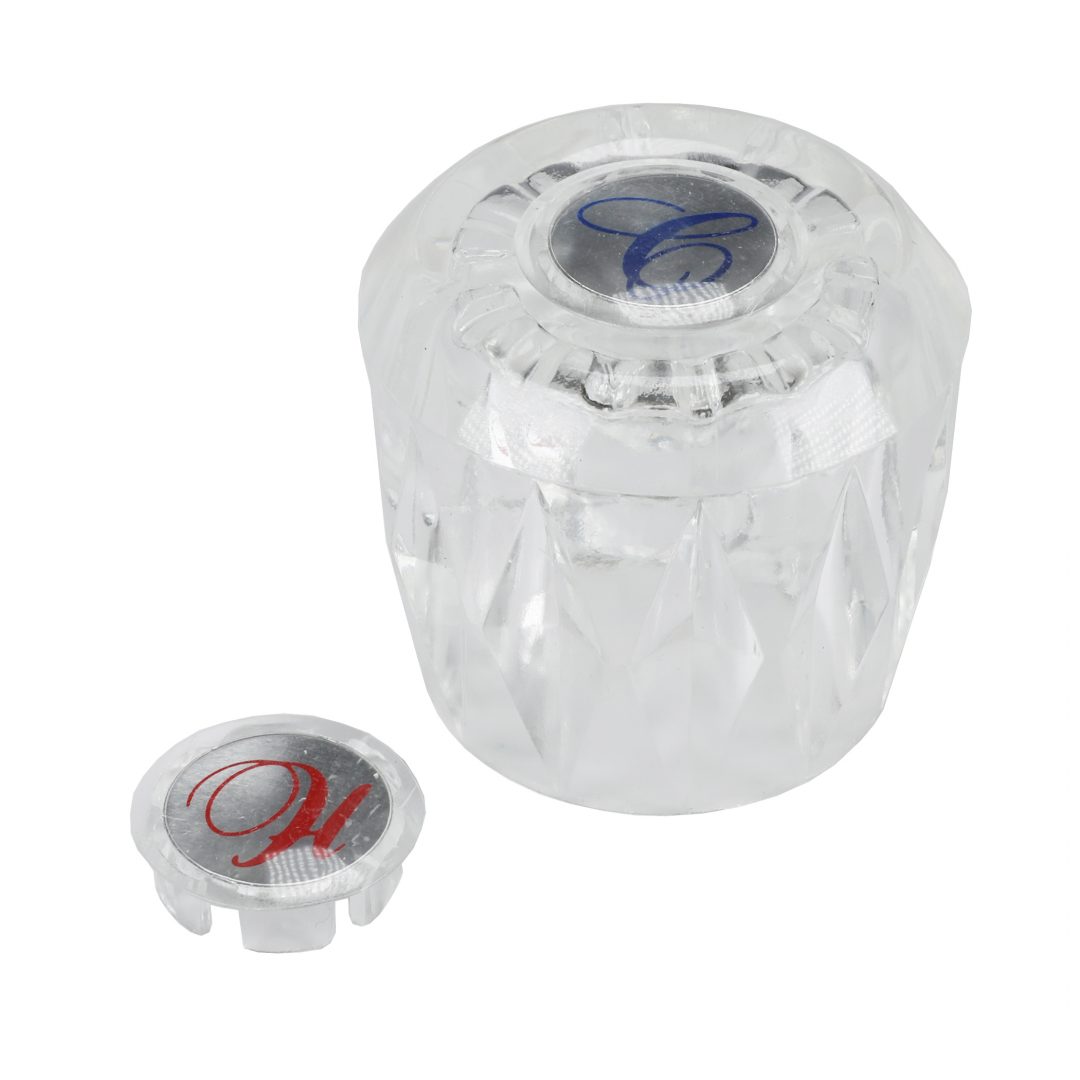 Faucet Handles for Valley in Clear Acrylic - Danco