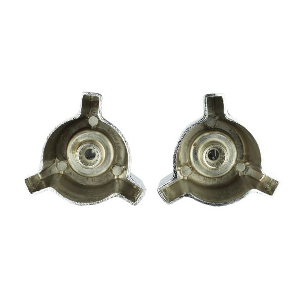 Direct-Fit Cross Canopy Handles in Chrome - Danco