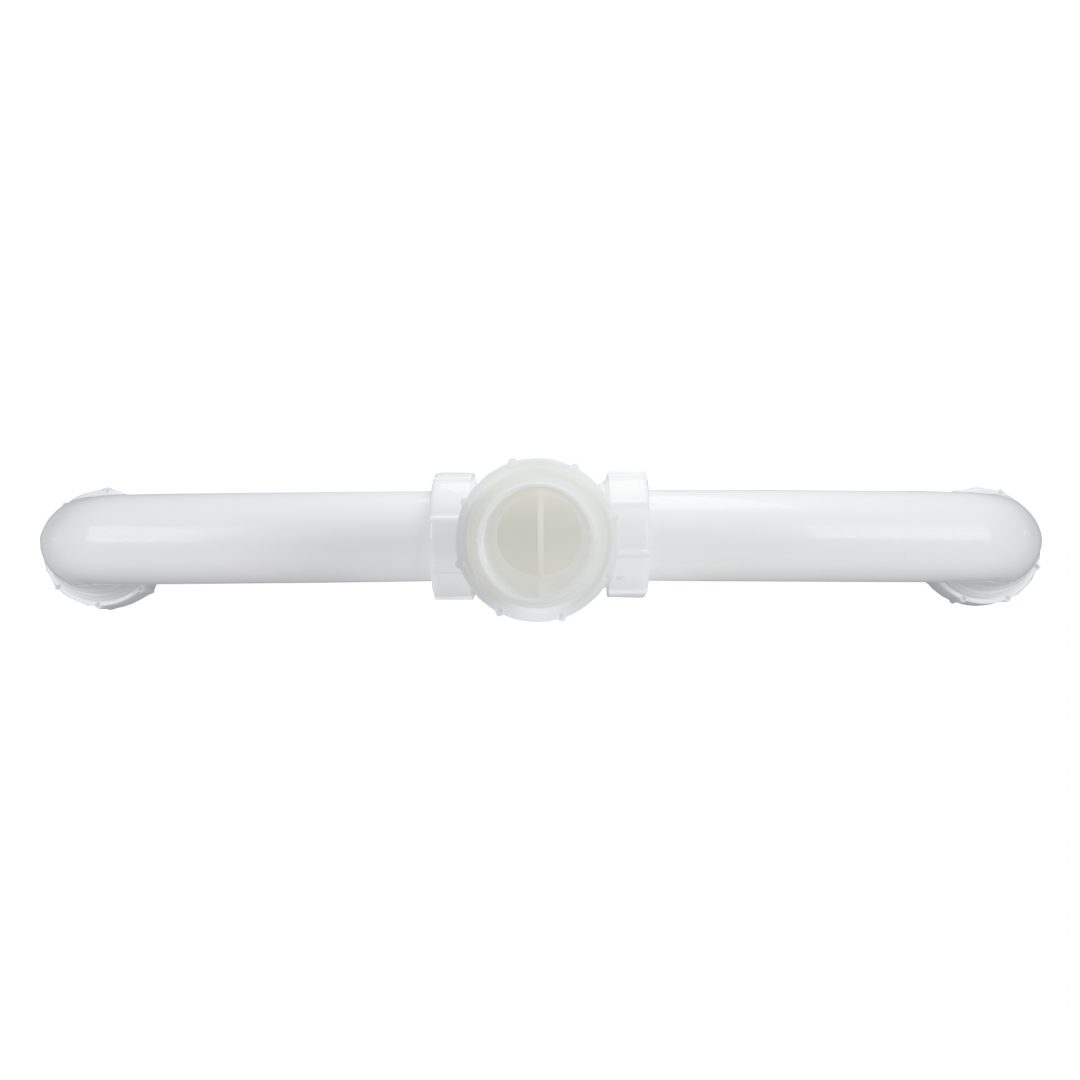 1-1/2 X 16 Center Outlet Waste Drain Pipe in White - Danco