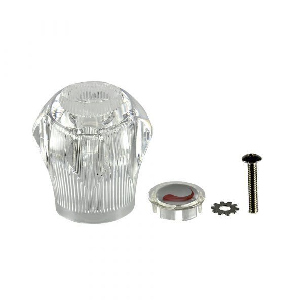 Universal Small Faucet Handles in Clear Acrylic - Plumbing Parts by Danco