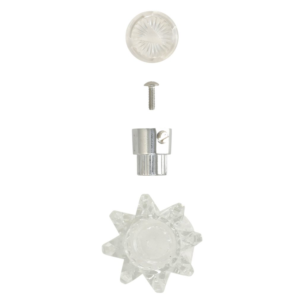 Universal Vise-Grip Diverter Handle in Clear Acrylic - Danco