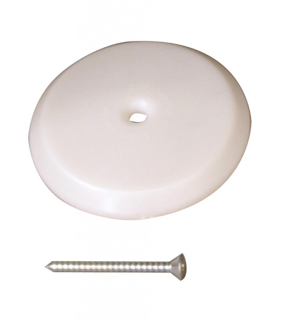 4-1/2 in. Cleanout Cover Plate in White - Danco