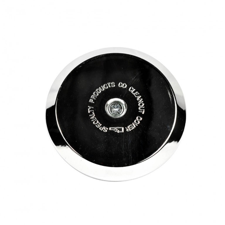4-1/2 in. Cleanout Cover Plate in Chrome - Danco