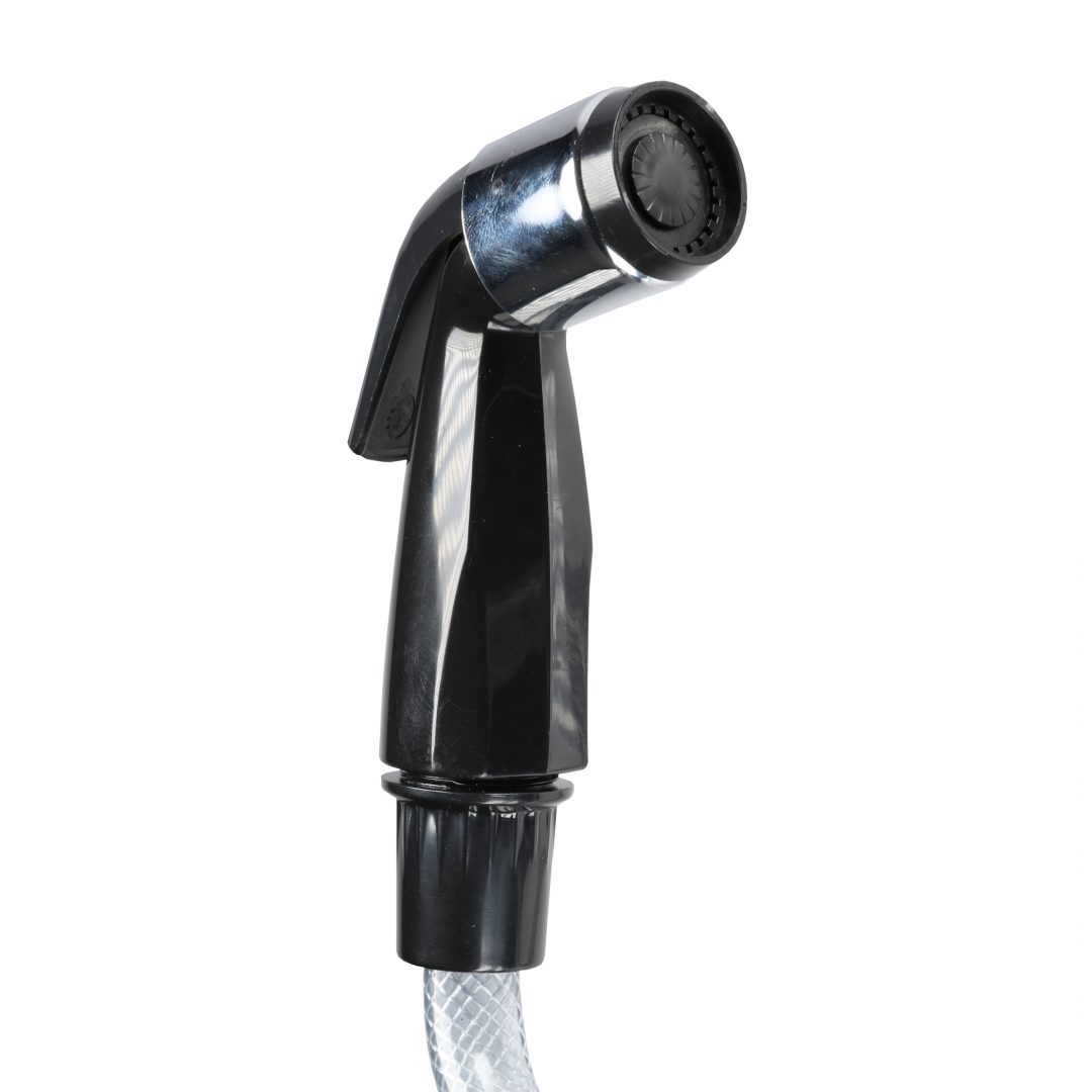 Kitchen Sink Spray Hose & Head in Black - Danco