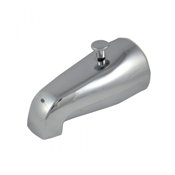 Universal Tub Spout w/ Diverter in Chrome - Plumbing Parts by Danco