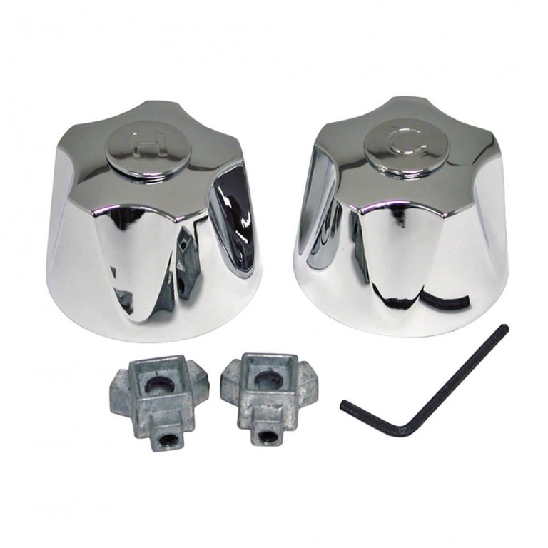 Universal Medium Canopy Handles in Chrome - Danco