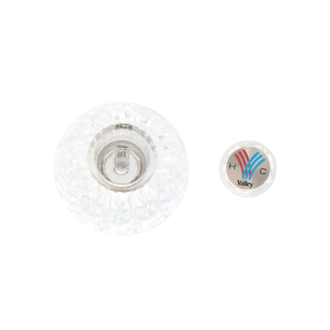 Faucet Handle for Valley Tub & Shower in Clear Acrylic - Danco