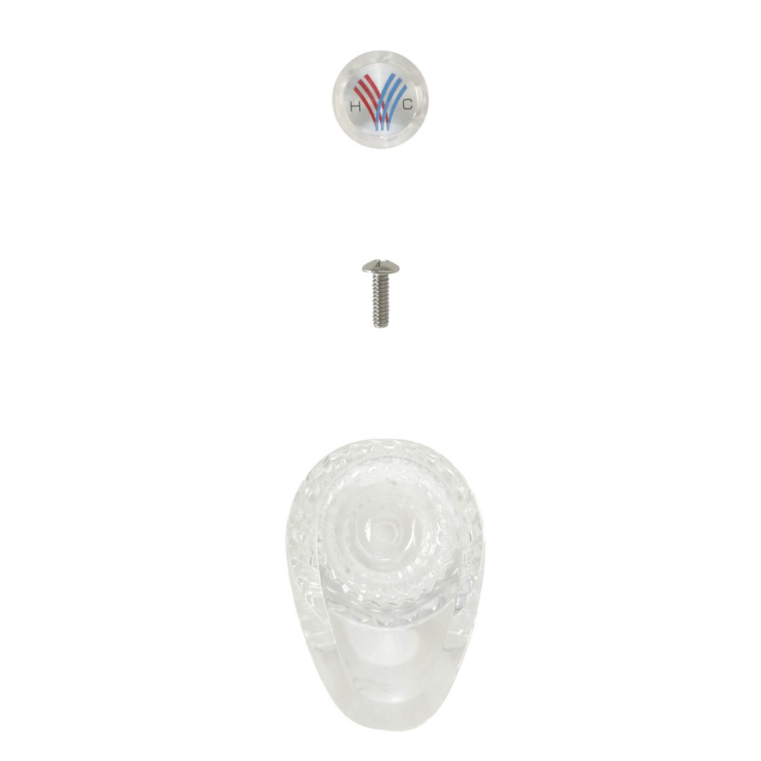 Faucet Handle for Valley in Clear Acrylic - Danco