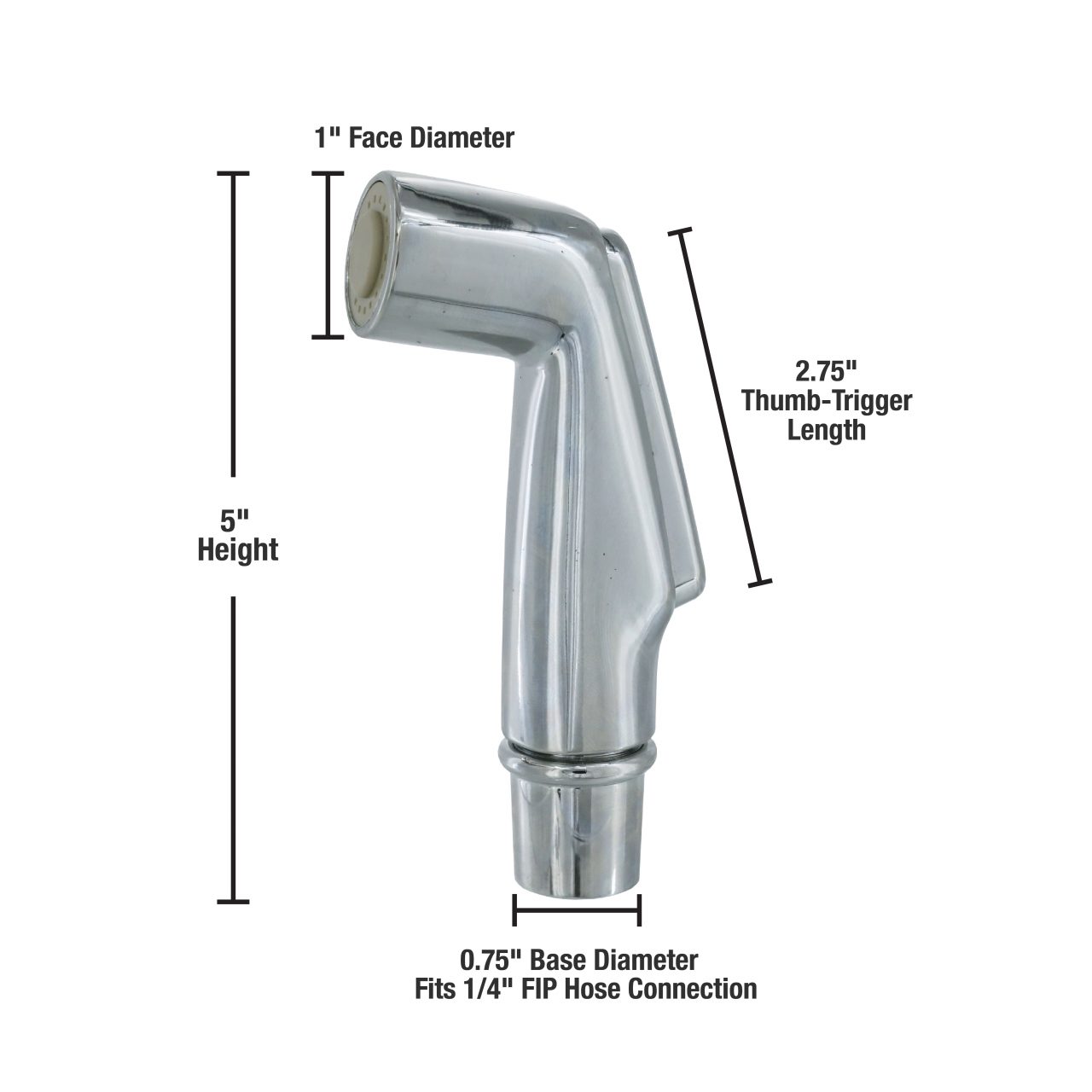 Universal Kitchen Side Spray in Chrome - Danco