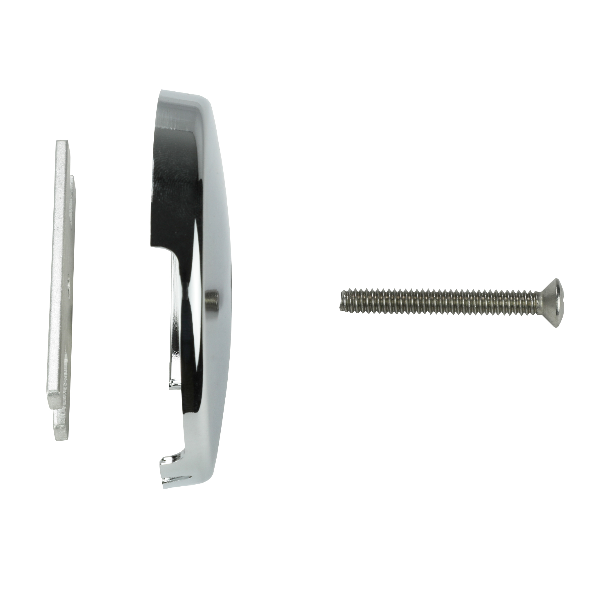 Single Hole Overflow Plate in Chrome - Danco