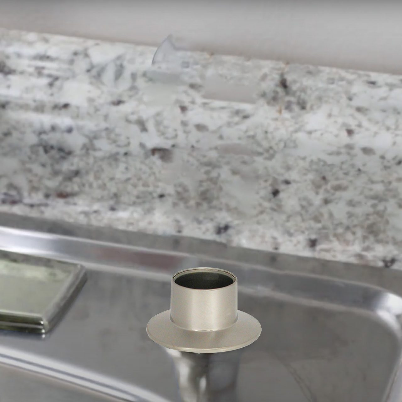 Universal Kitchen Spray Hose Guide in Brushed Nickel - Danco