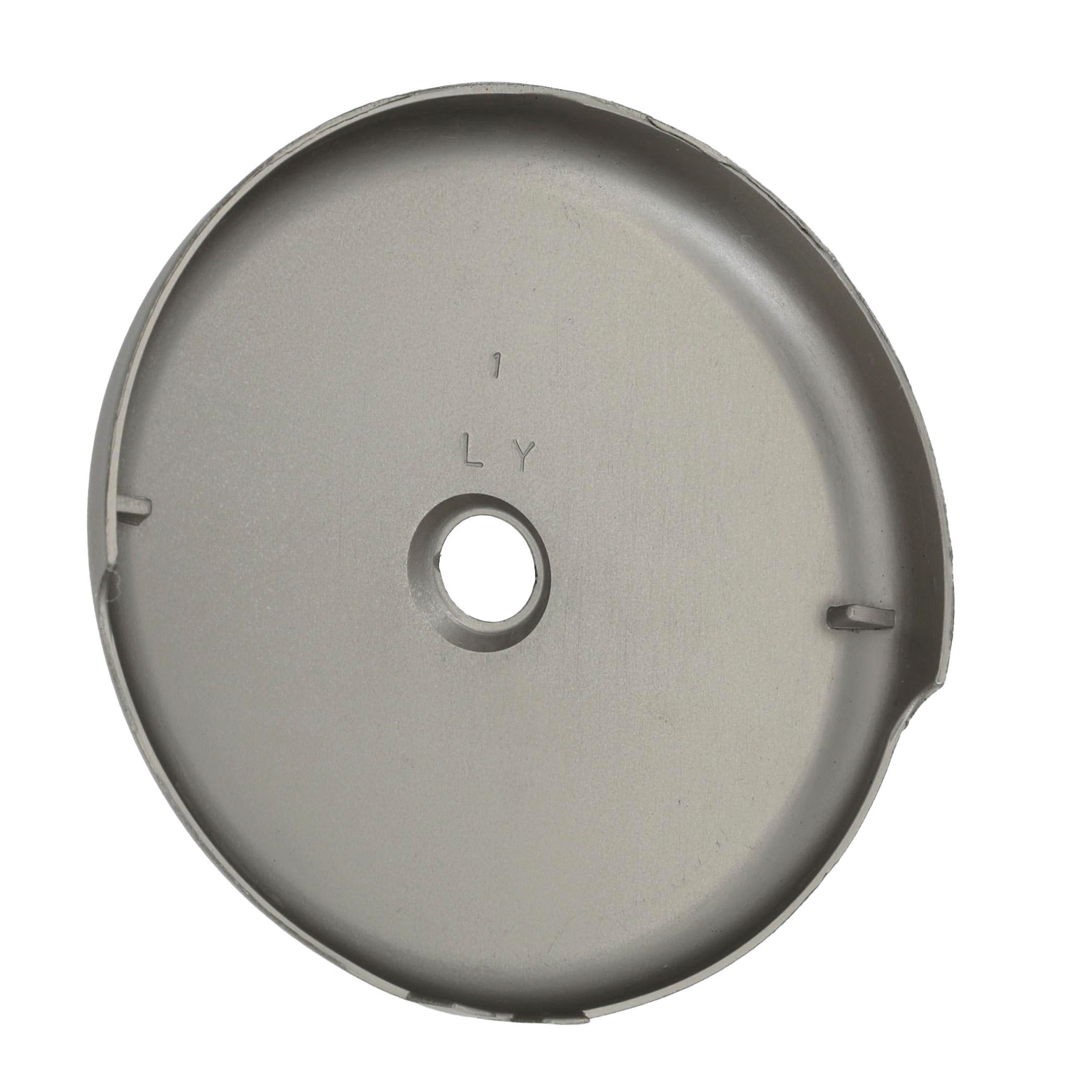 Single Hole Bathtub Drain Overflow Plate in Brushed Nickel - Danco