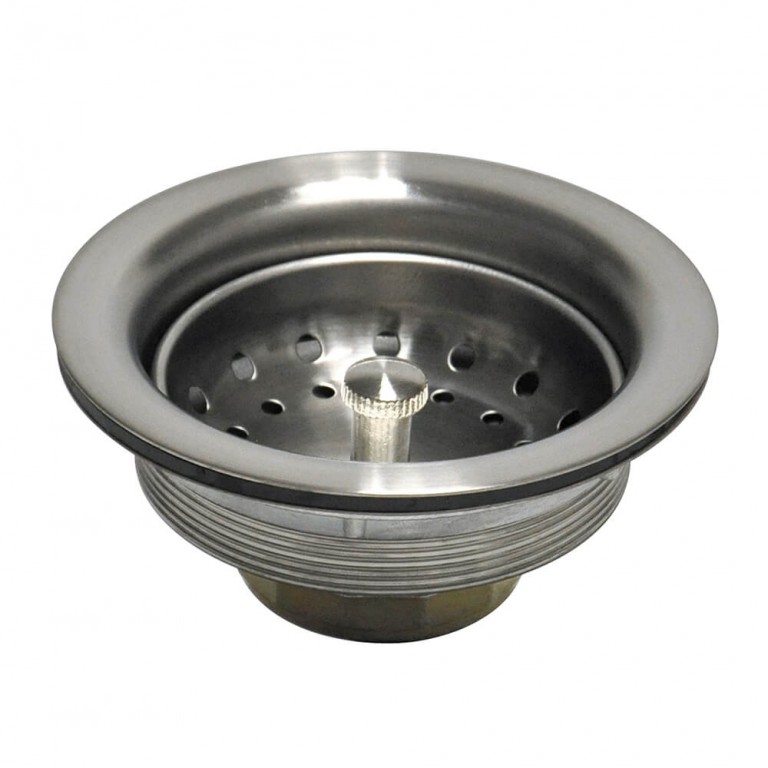 3-1/2 in. Basket Strainer Assembly in Brushed Nickel - Danco