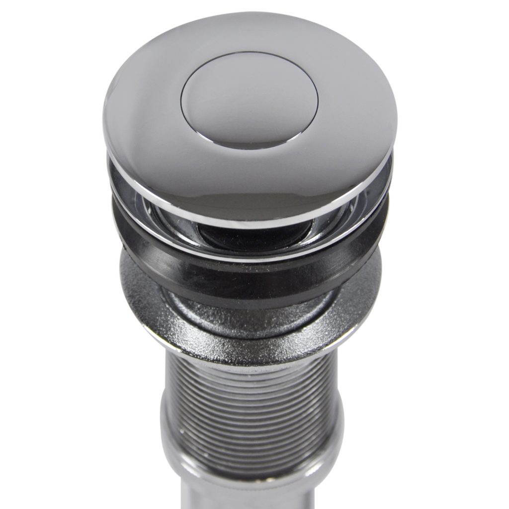 Decorative Push Button Sink Drain In Chrome Danco
