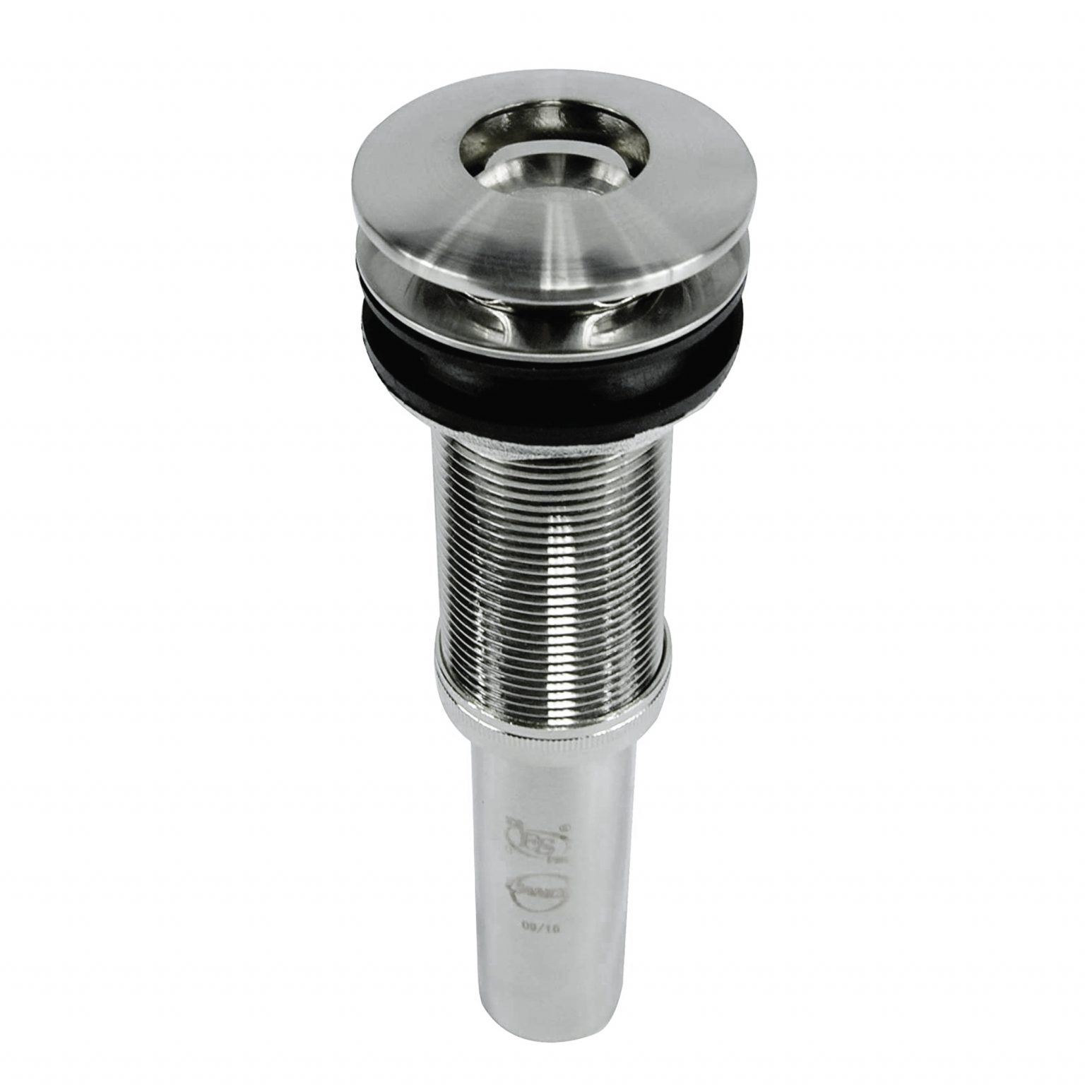 Decorative Push-Button Sink Drain without Overflow in Chrome - Danco