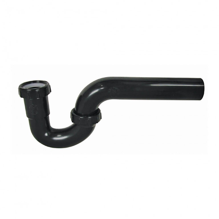 1-1/2 Slip Joint P-Trap in Black - Danco