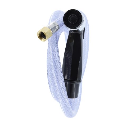 Kitchen Sink Spray Hose & Head in Black - Danco