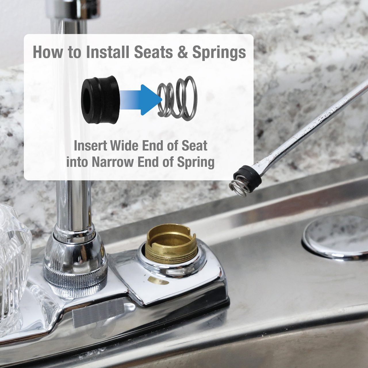 DL-9 Cartridge Seats and Springs for Delta/Peerless Faucets - Danco