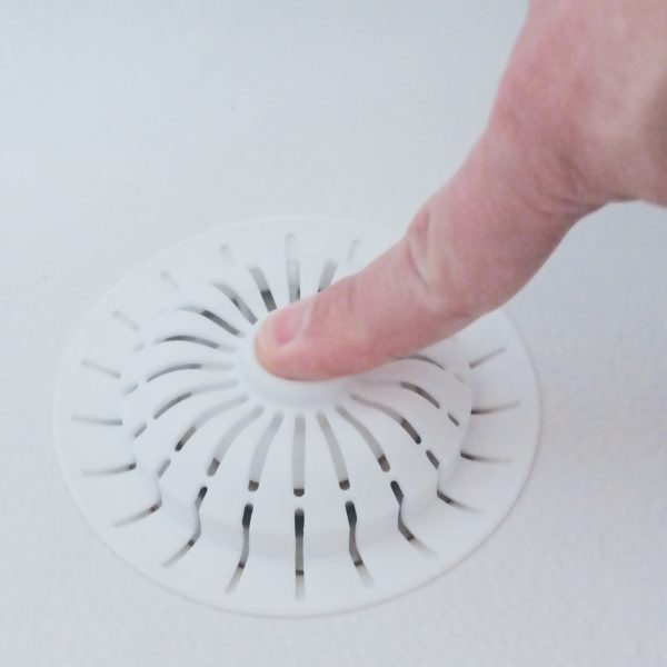 Bathtub Hair Catcher With Suction Cup Danco