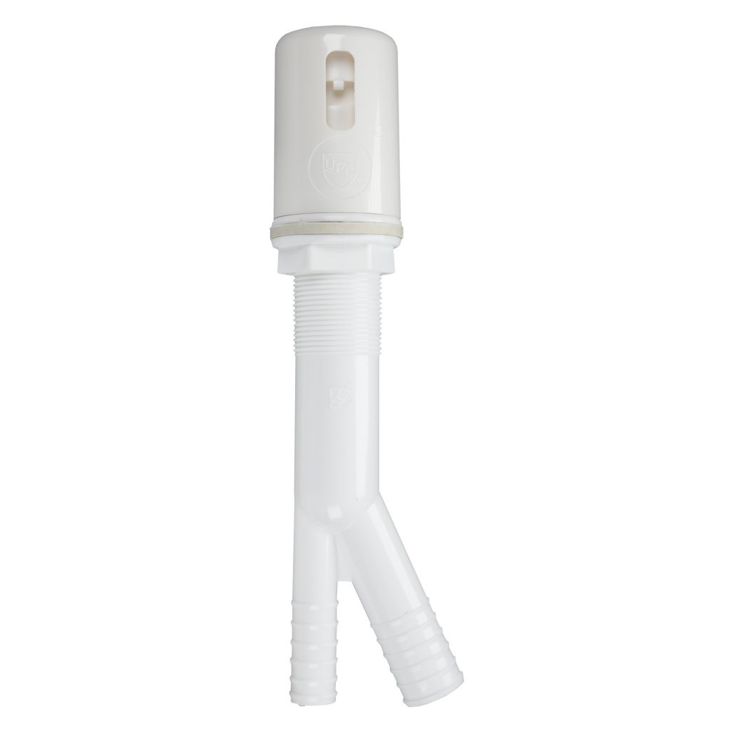 7/8 O.D. Air Gap Body with Air Gap Cap in Matte Black - Danco