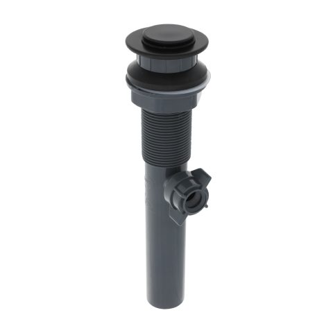 EZ Connect Pop-up Plastic Lavatory Drain in Matte Black - Danco