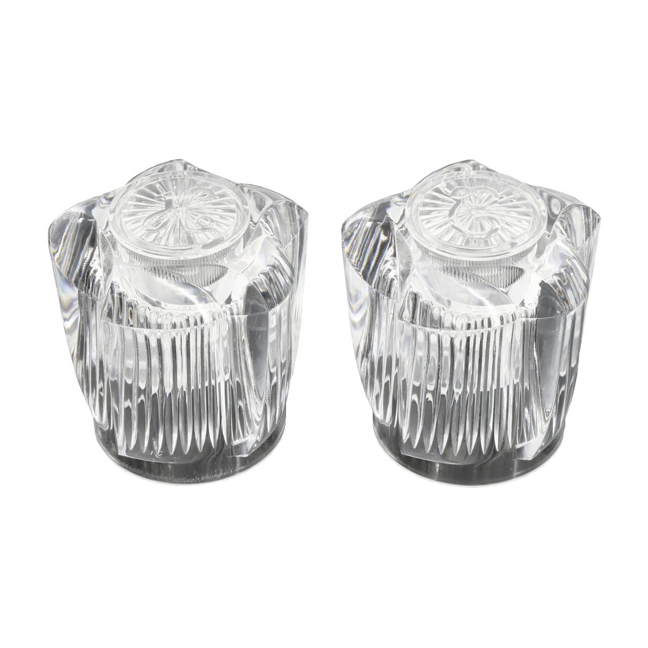 Large Faucet Handles in Clear Acrylic - Danco
