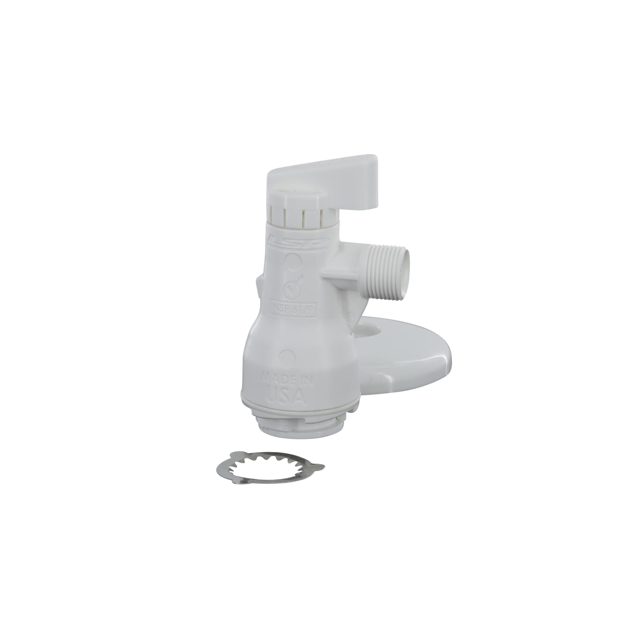 Polymer Push-On Quarter Turn Angle Stop Valve - Danco