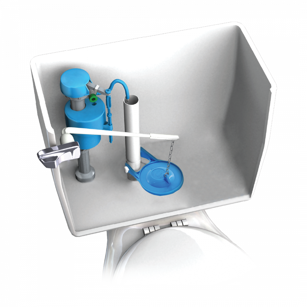 Universal Water-Saving Toilet Repair Kit for 3-inch Flush Valve Toilets ...